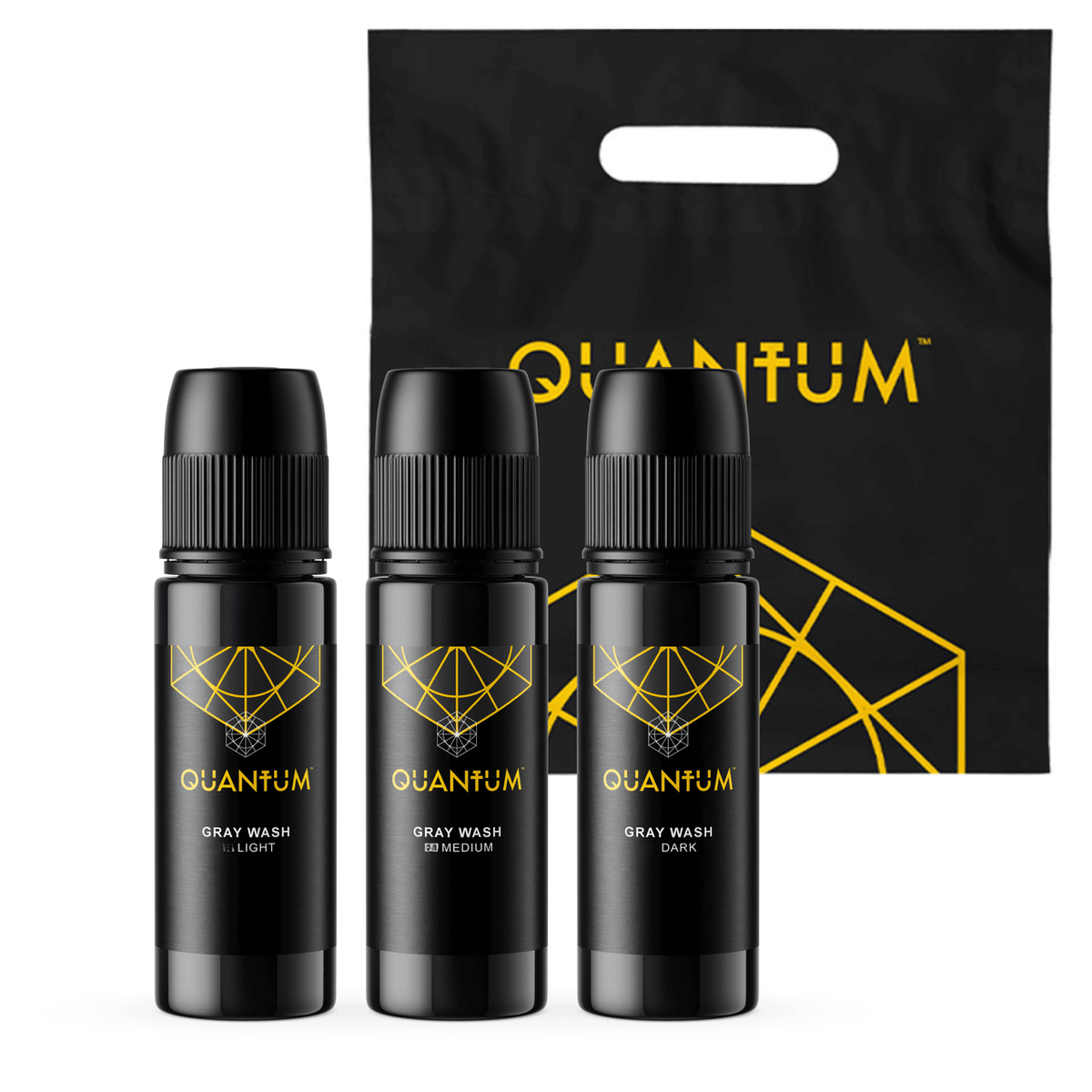 Quantum Tattoo Ink - Gray Wash - 3pc Set| InkWrapped.com